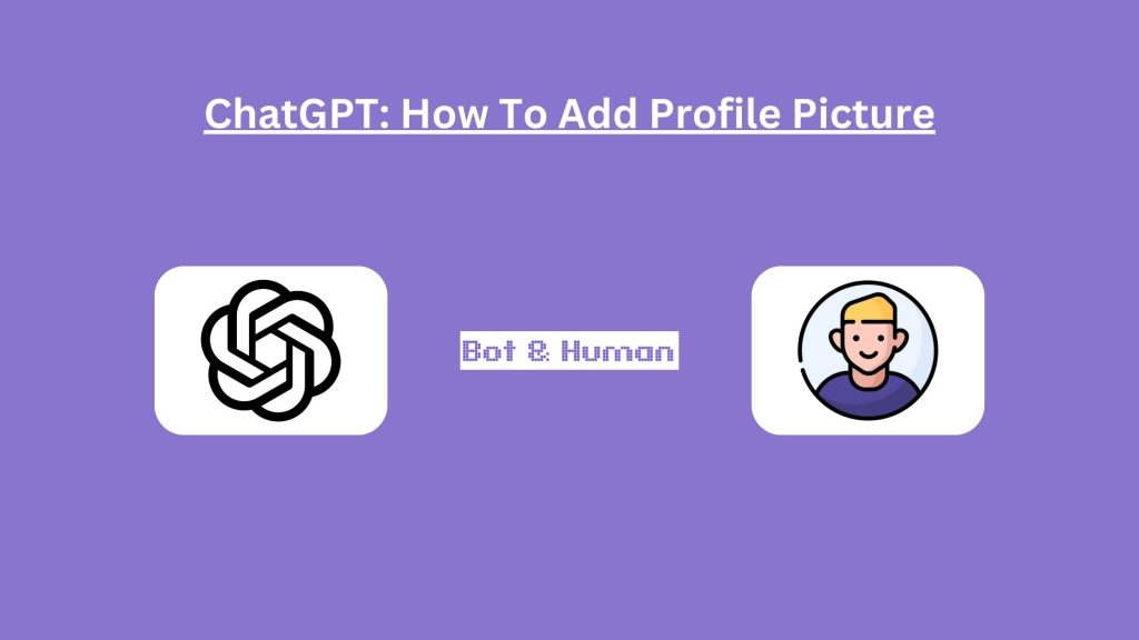 How To Add A Profile Picture To ChatGPT (2024)
